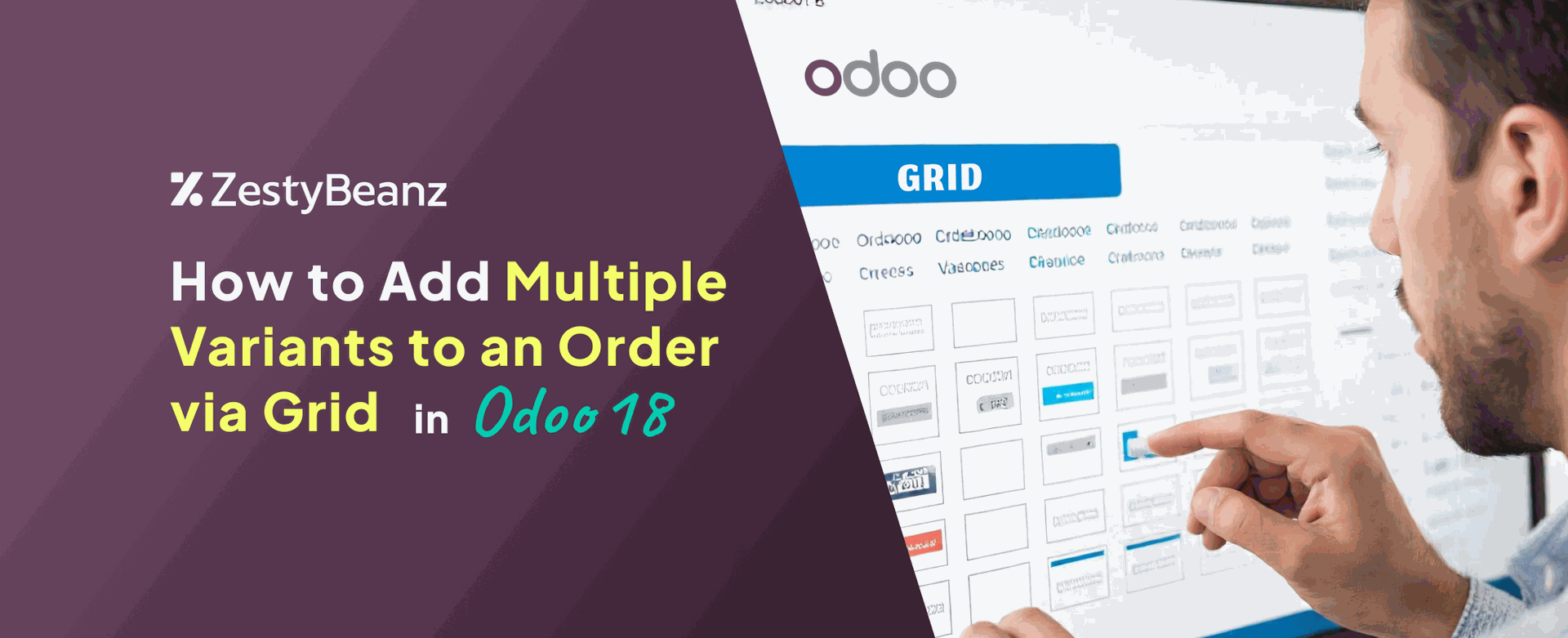How to Add Multiple Variants to an Order via Grid in Odoo 18